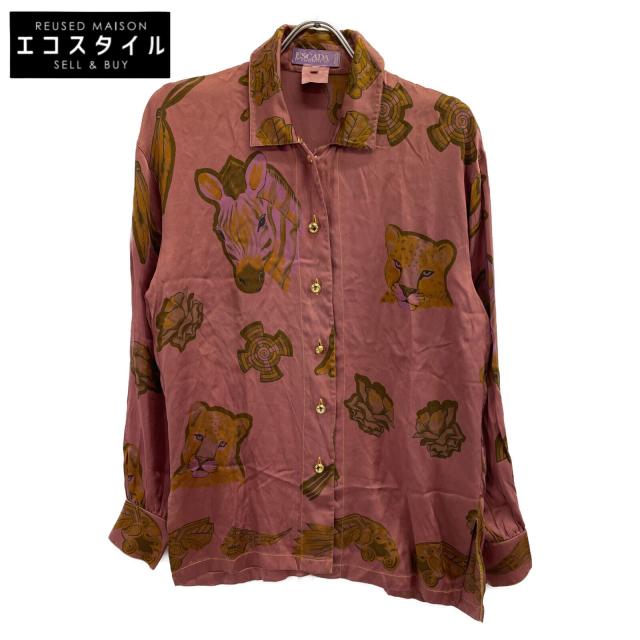 ESCADA エスカーダ トップス 38 ブラウン レディース