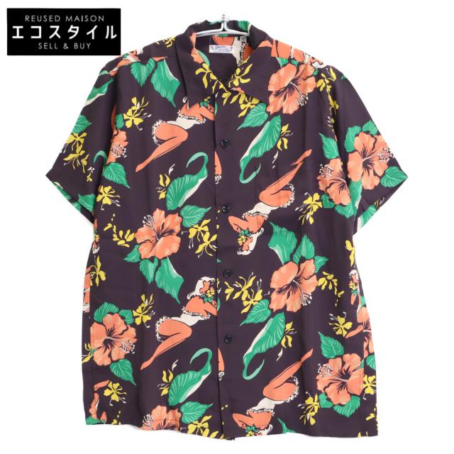 SUN SURF サンサーフ トップス L ブラウン メンズ