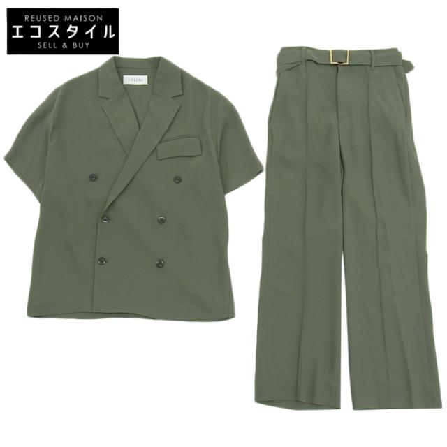 CULLNI クルニ スーツ セットアップ 1 カーキグリーン メンズ