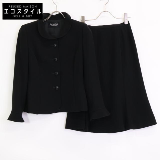 jun ashida ジュンアシダ スーツ セットアップ 5 ブラック レディース