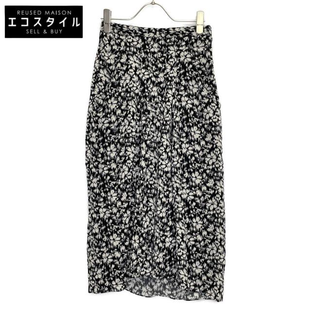 ISABEL MARANT イザベルマラン スカート 34 ブラック／ホワイト レディース