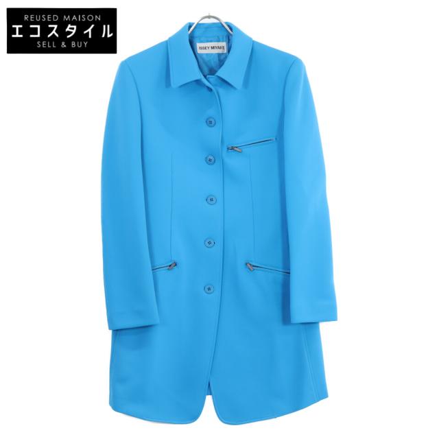 ISSEY MIYAKE イッセイミヤケ コート M グリーン レディース