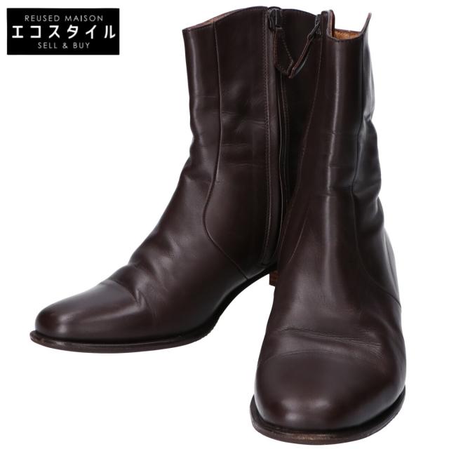 HERMES エルメス シューズ 36 ダークブラウン レディース