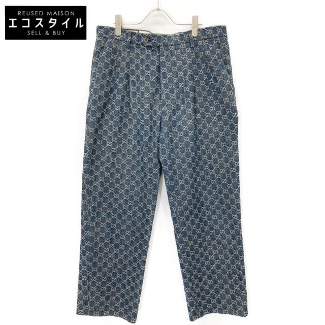 GUCCI グッチ ボトムス 50 インディゴ メンズ