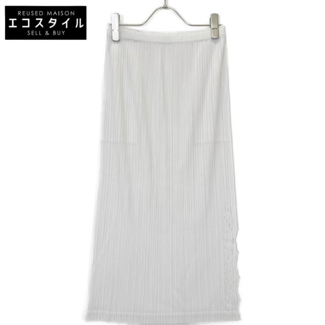 PLEATS PLEASE プリーツプリーズ スカート 3 ホワイト レディース