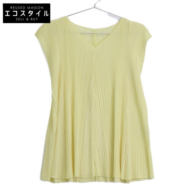 PLEATS PLEASE プリーツプリーズ トップス 3 イエロー レディース