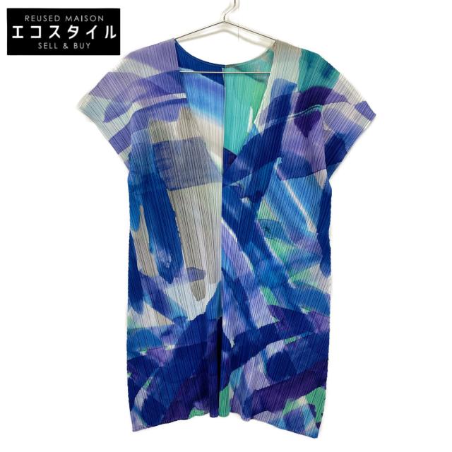 PLEATS PLEASE プリーツプリーズ ワンピース 3 ブルー レディース