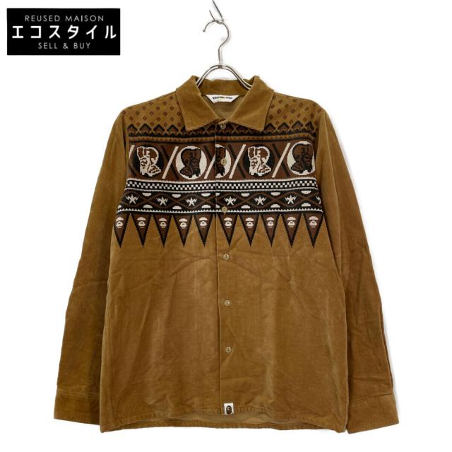 A BATHING APE アベイシングエイプ ジャケット M ブラウン メンズ