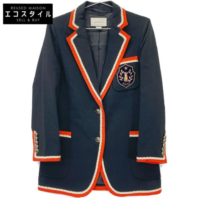 GUCCI グッチ ジャケット 36 ブラック レディース