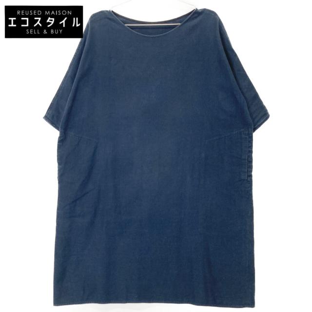 JURGEN LEHL ヨーガンレール ワンピース M ネイビー レディース