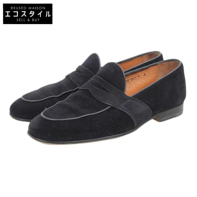 SANTONI サントーニ シューズ 5 ブラック メンズ