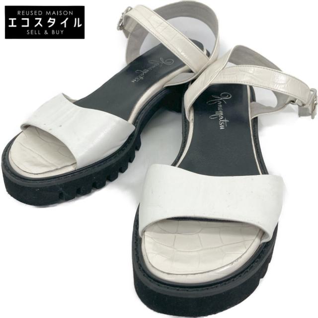 GINZA kanematsu ギンザカネマツ シューズ 24 ホワイト レディース