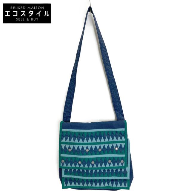 ISSEY MIYAKE イッセイミヤケ ショルダーバッグ ネイビー系 レディース