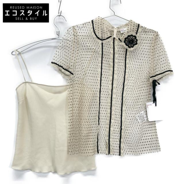 RED VALENTINO レッドヴァレンチノ トップス 40 ベージュ レディース