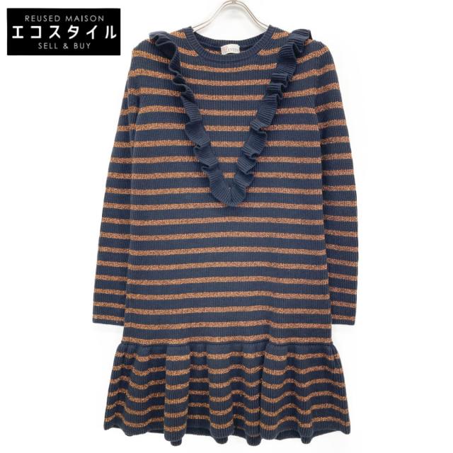 RED VALENTINO レッドヴァレンチノ ワンピース S ネイビー レディース