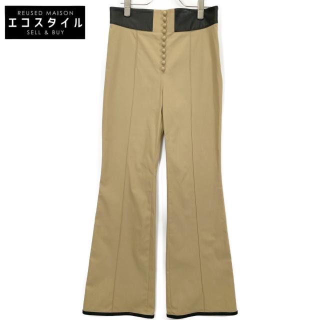 Mame Kurogouchi マメクロゴウチ ボトムス 2 ベージュ ブラック レディース