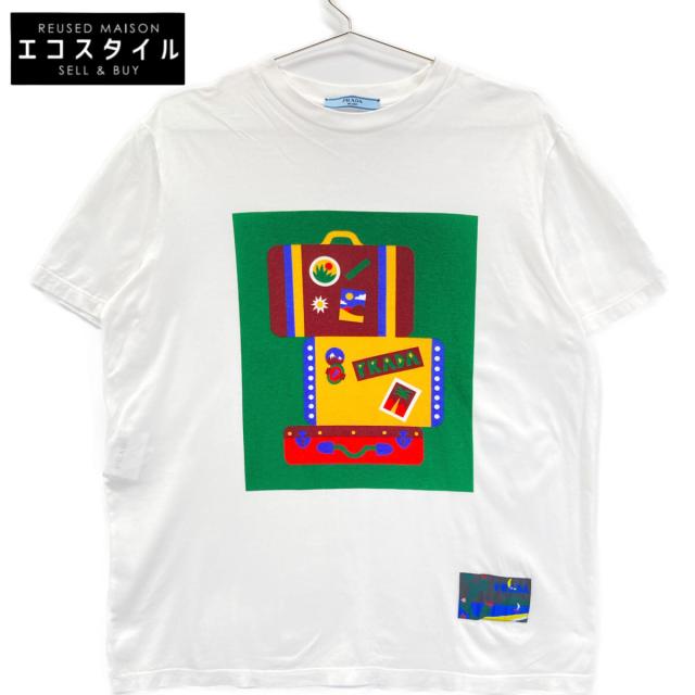 PRADA プラダ トップス S ホワイト レディース