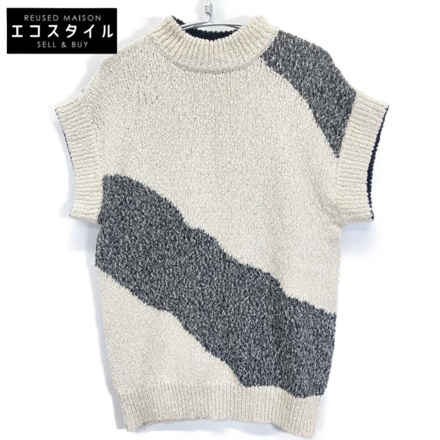 ADORE アドーア トップス 38 ホワイト×ブラック レディース