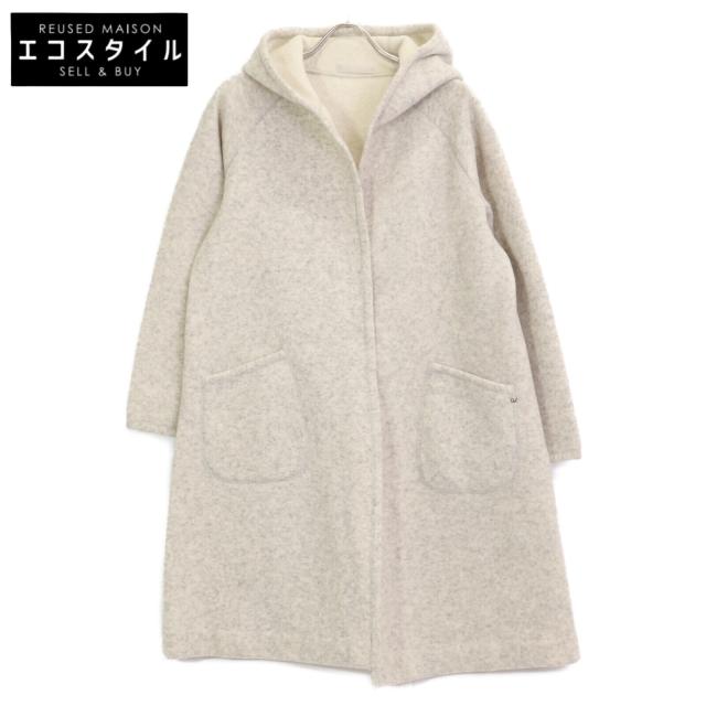 45R フォーティファイブ アール コート 2 アイボリー グレー レディース