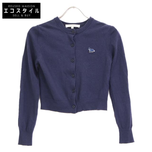 MAISON KITSUNE メゾンキツネ トップス S ネイビー レディース