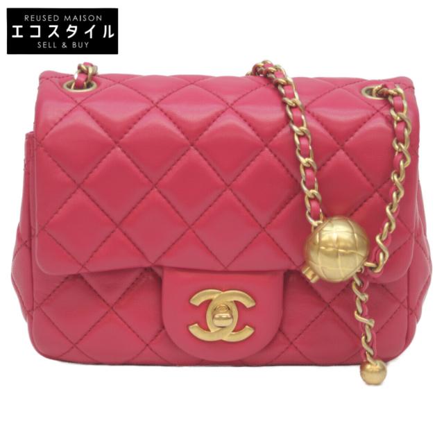 CHANEL シャネル ショルダーバッグ ピンク レディース