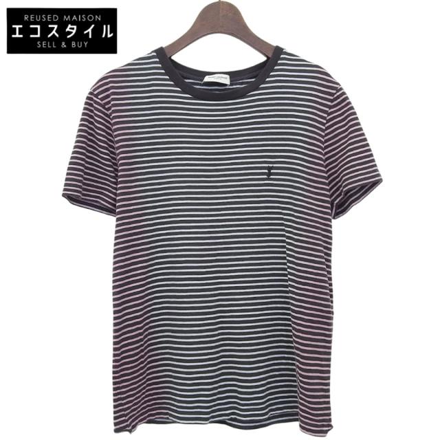 SAINT LAURENT PARIS サンローランパリ トップス XS ホワイト/ブラック レディース