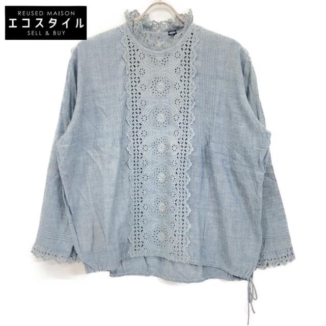 45R フォーティファイブ アール トップス 3 ライトブルー レディース