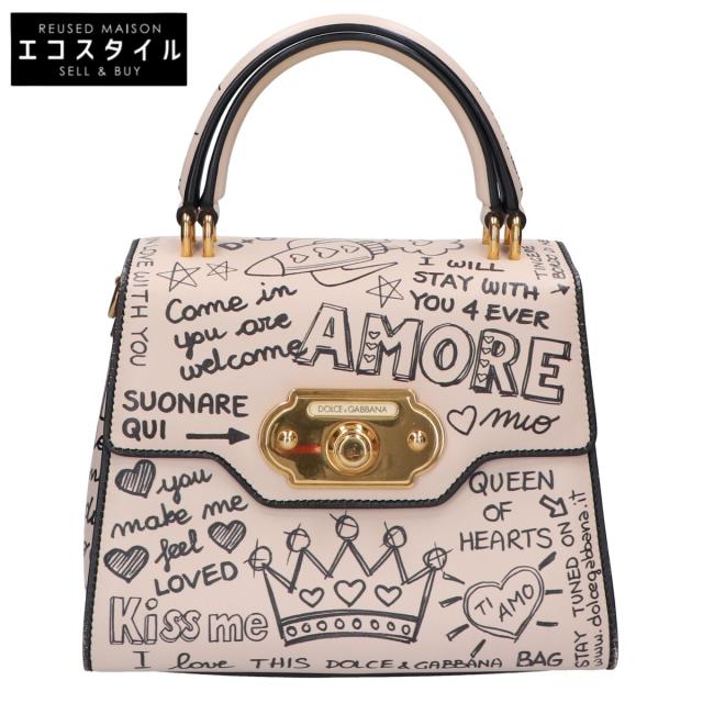DOLCE&GABBANA ドルチェアンドガッバーナ ハンドバッグ ベージュ/ブラック レディース