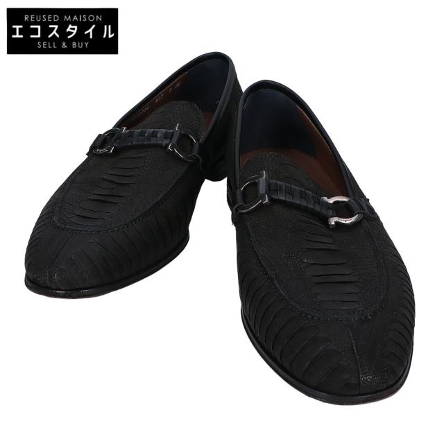 Salvatore Ferragamo サルヴァトーレフェラガモ シューズ 9EE ブラック メンズ