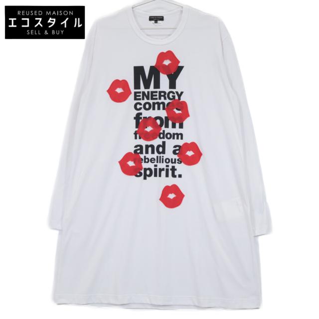 COMMEdesGARCONS HOMME PLUS コムデギャルソンオムプリュス トップス M ホワイト メンズ