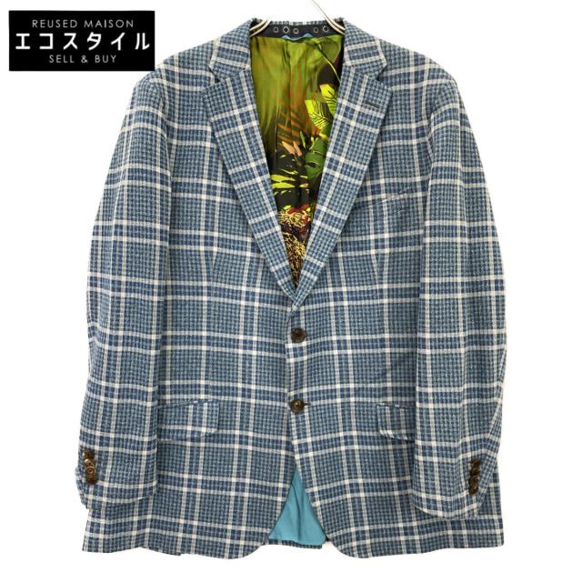 ETRO エトロ ジャケット 60 ブルー メンズ