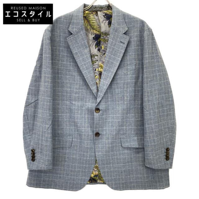 ETRO エトロ ジャケット 60 ブルー メンズ