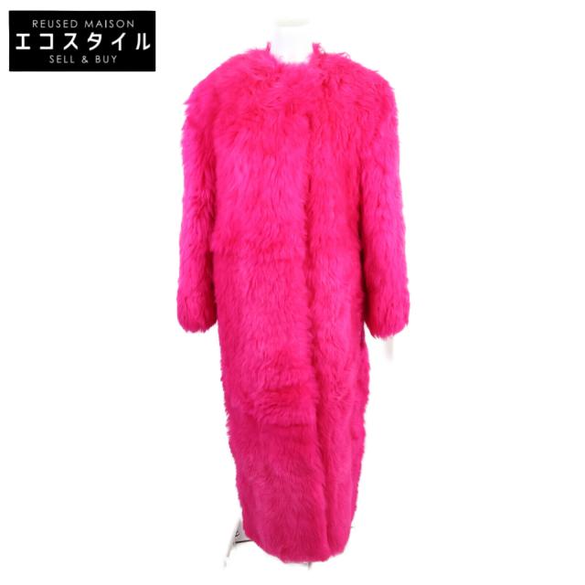 GUCCI グッチ コート 36 ピンク レディース