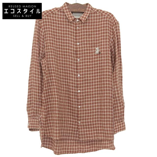 GUCCI グッチ トップス 50 ブラウン系 メンズ