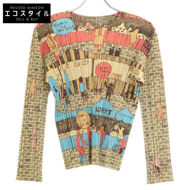 PLEATS PLEASE プリーツプリーズ トップス 3 ブラウン レディース