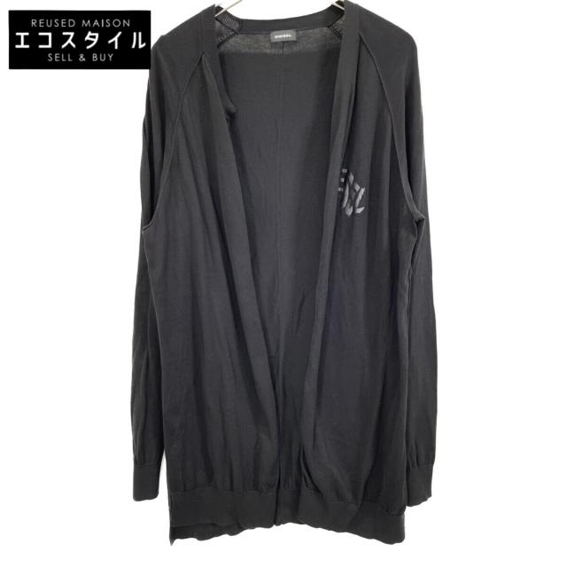 DIESEL ディーゼル トップス L ブラック メンズ