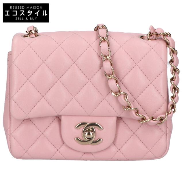 CHANEL シャネル ショルダーバッグ ピンク レディース
