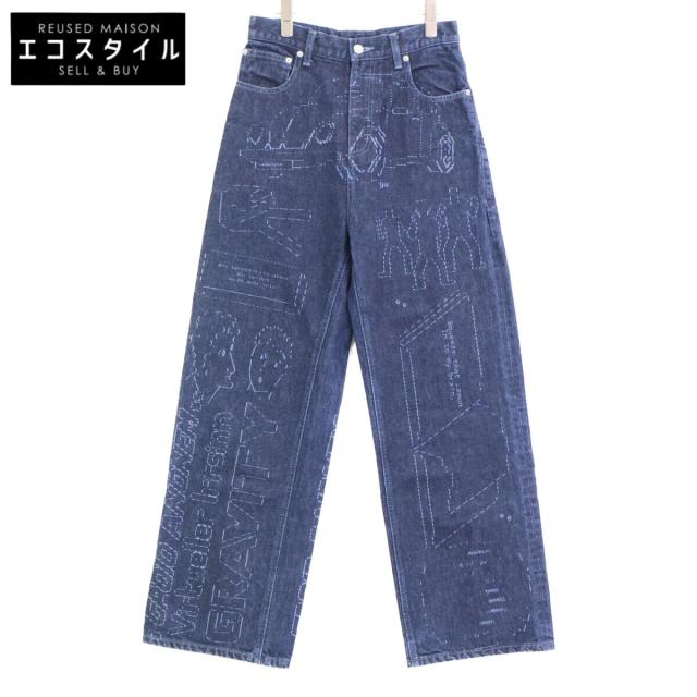 GADID ANONIEM ガディッド アノニム ボトムス 0 インディゴブルー レディース