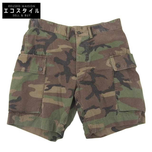 RRL ダブルアールエル ボトムス 32 ブラウン/グリーン メンズ