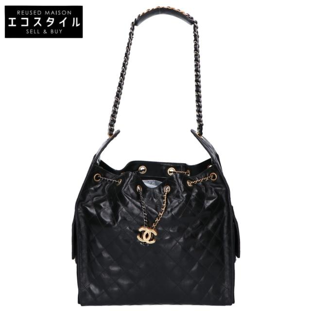 CHANEL シャネル ハンドバッグ ブラック/SV金具/GD金具 レディース
