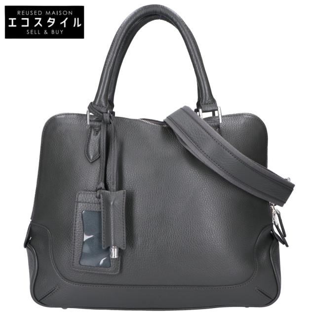 PELLE MORBIDA ペッレモルビダ トートバッグ グレー レディース