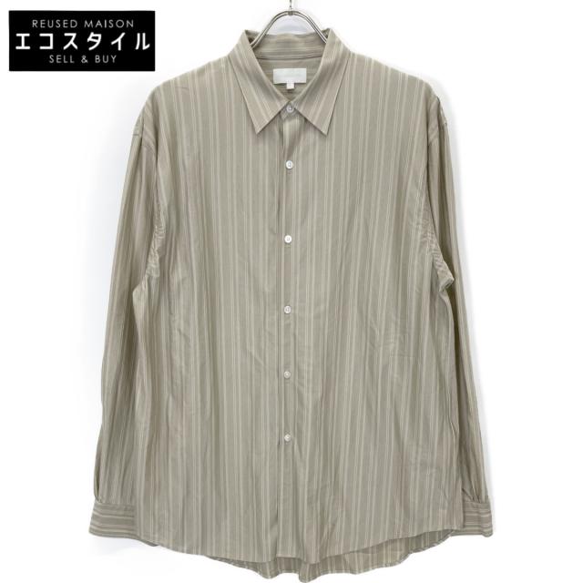 KANEMASA カネマサ トップス L カーキ ストライプ メンズ