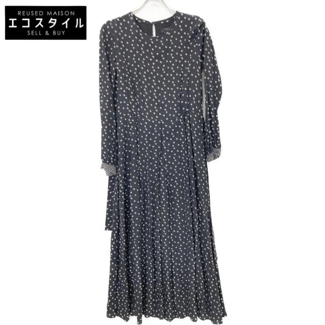 Max MaraWEEKEND マックスマーラウィークエンド ワンピース 36 ブラック フラワー レディース