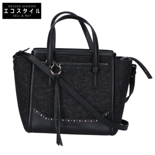 Salvatore Ferragamo サルヴァトーレフェラガモ トートバッグ ブラック レディース