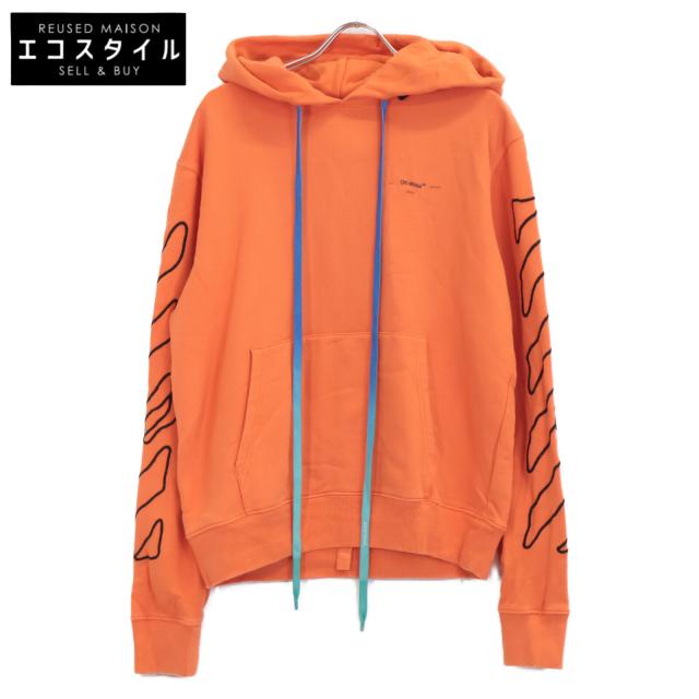 OFF-WHITE オフホワイト トップス M オレンジ メンズ