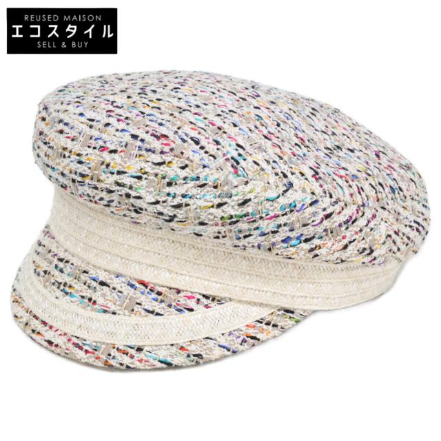 CA4LA カシラ 帽子 ホワイト/マルチカラー レディース