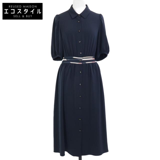 BLUE LABEL CRESTBRIDGE ブルーレーベルクレストブリッジ ワンピース 36 ネイビー レディース