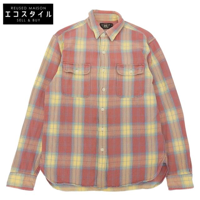 RRL ダブルアールエル トップス M レッド/イエロー メンズ