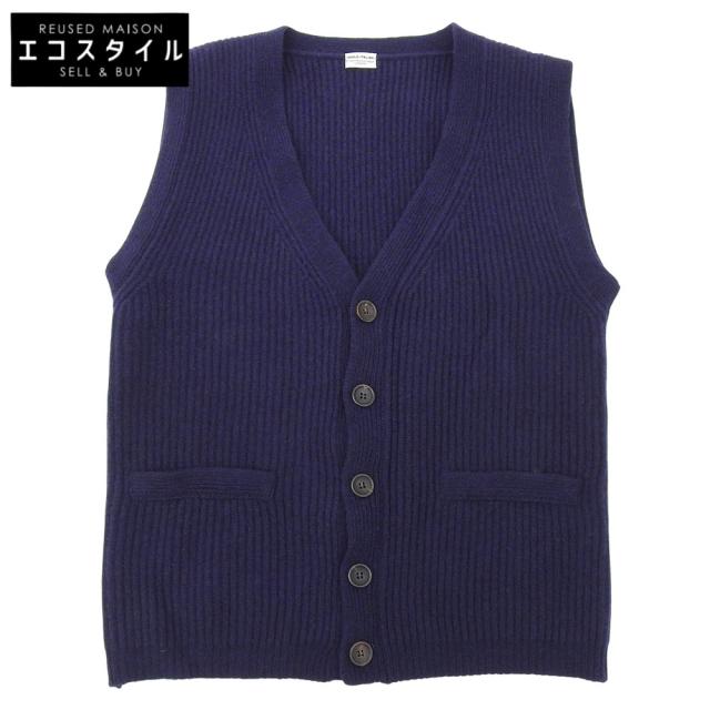 Anglo-Italian アングロイタリアン ベスト S ネイビー メンズ