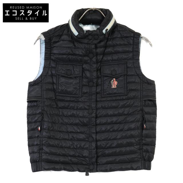 MONCLER モンクレール ベスト 0 ブラック レディース